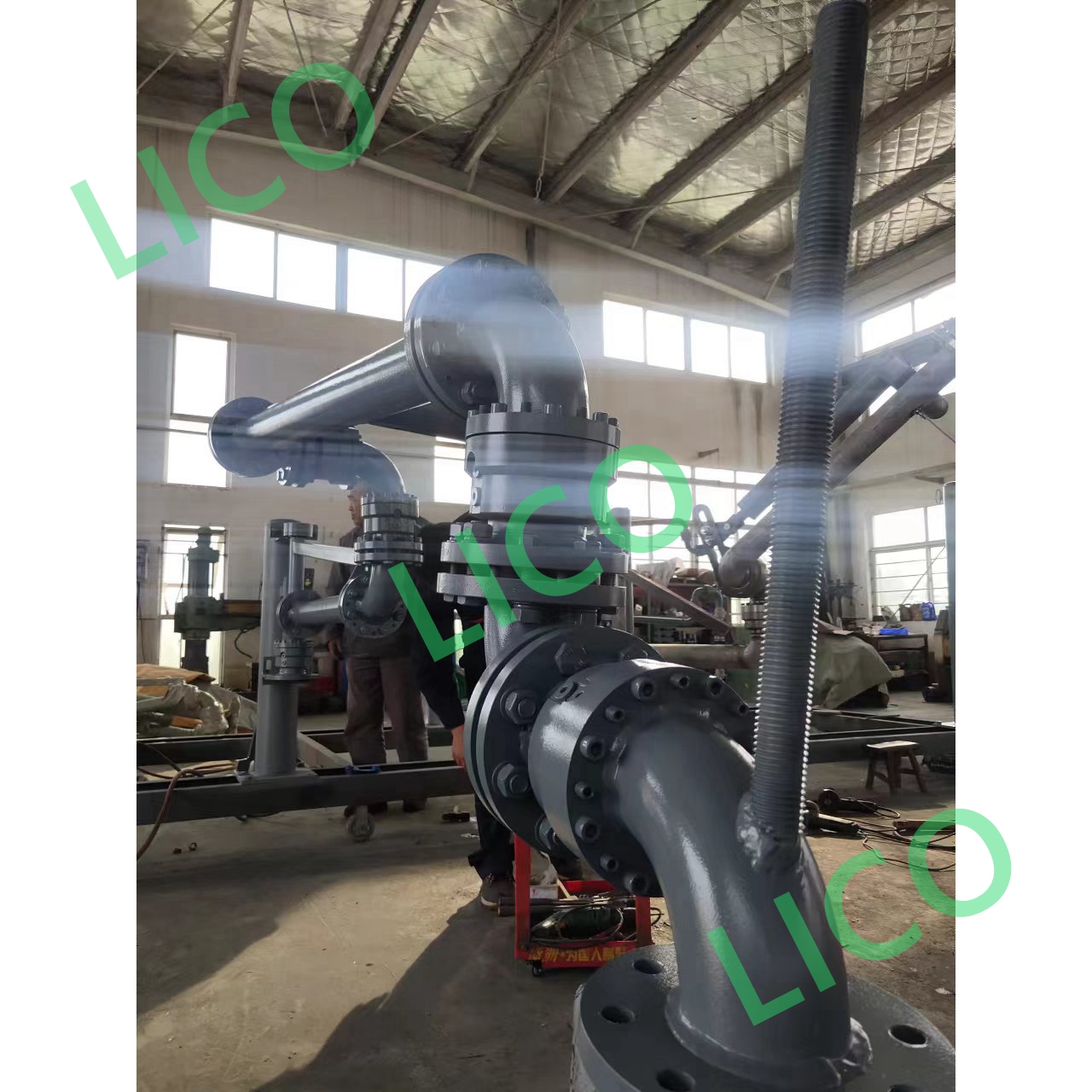 PTFE Lined Drop Pipe Loading Arm with Swivel Joint from China ...
